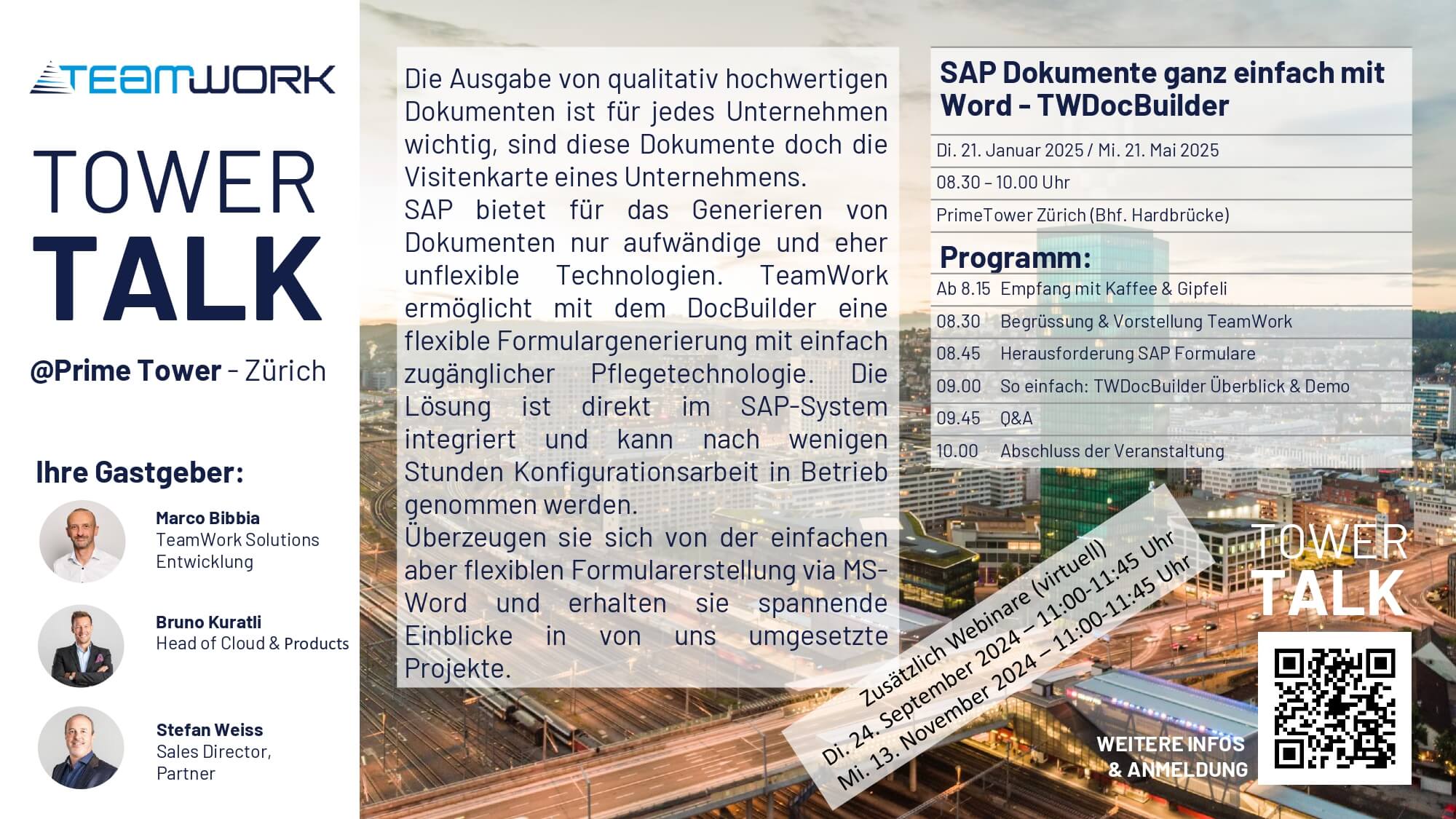 TowerTalks - TeamWork Schweiz AG